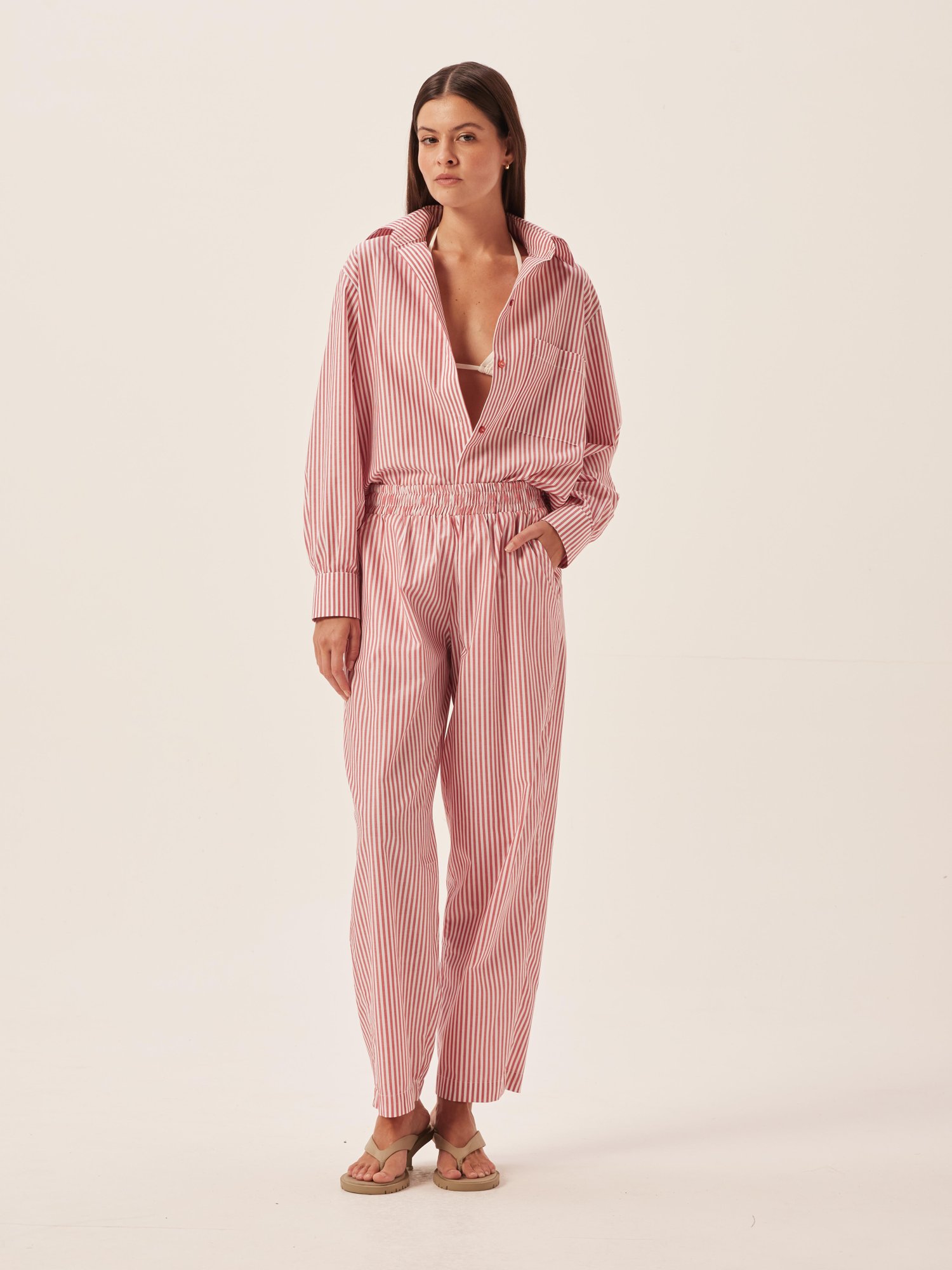 Short Tricoline Listras Navy | PANÔ | Resortwear Carioca