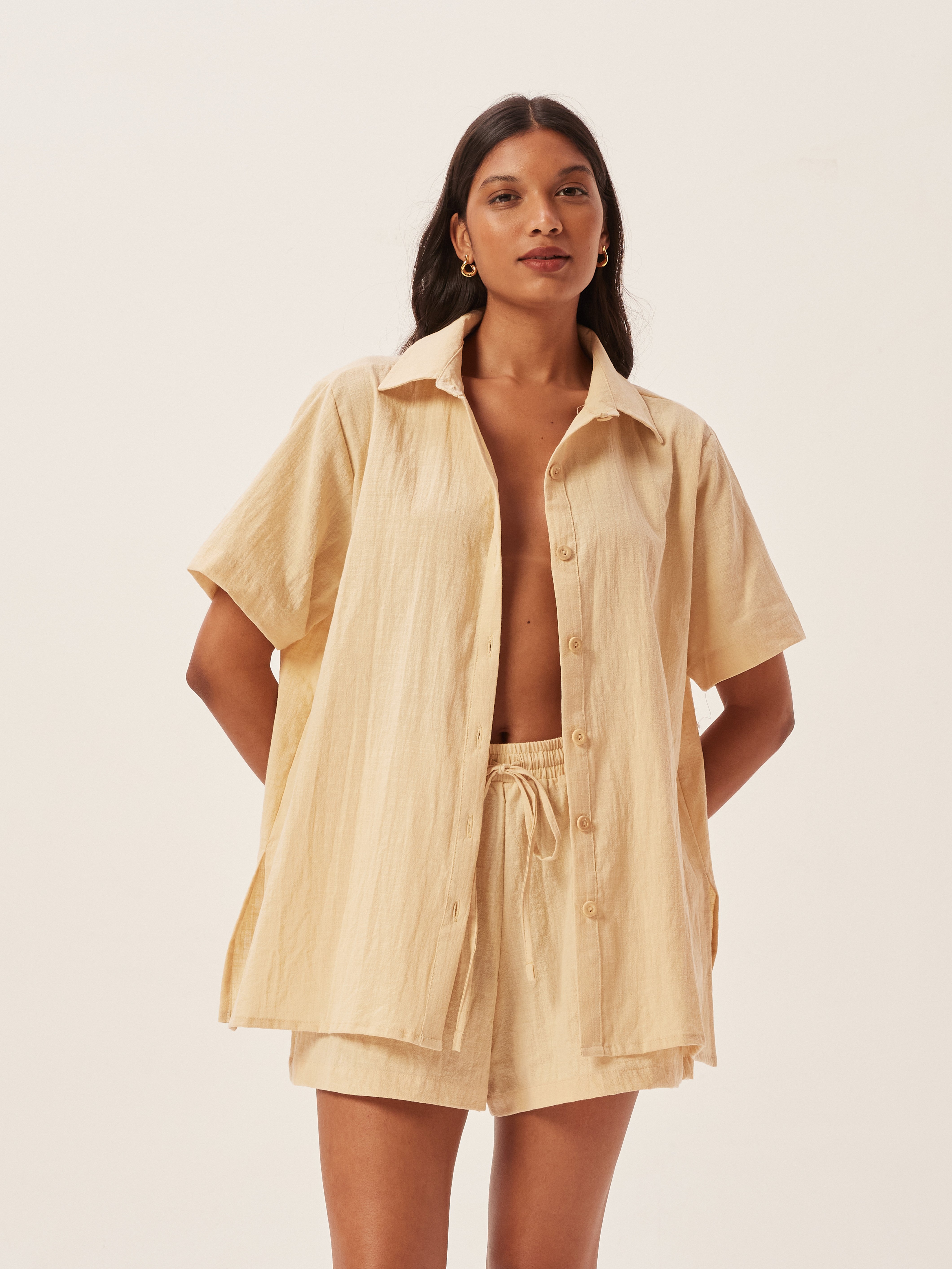 Camisa Ipa Areia | PANÔ | Resortwear Carioca