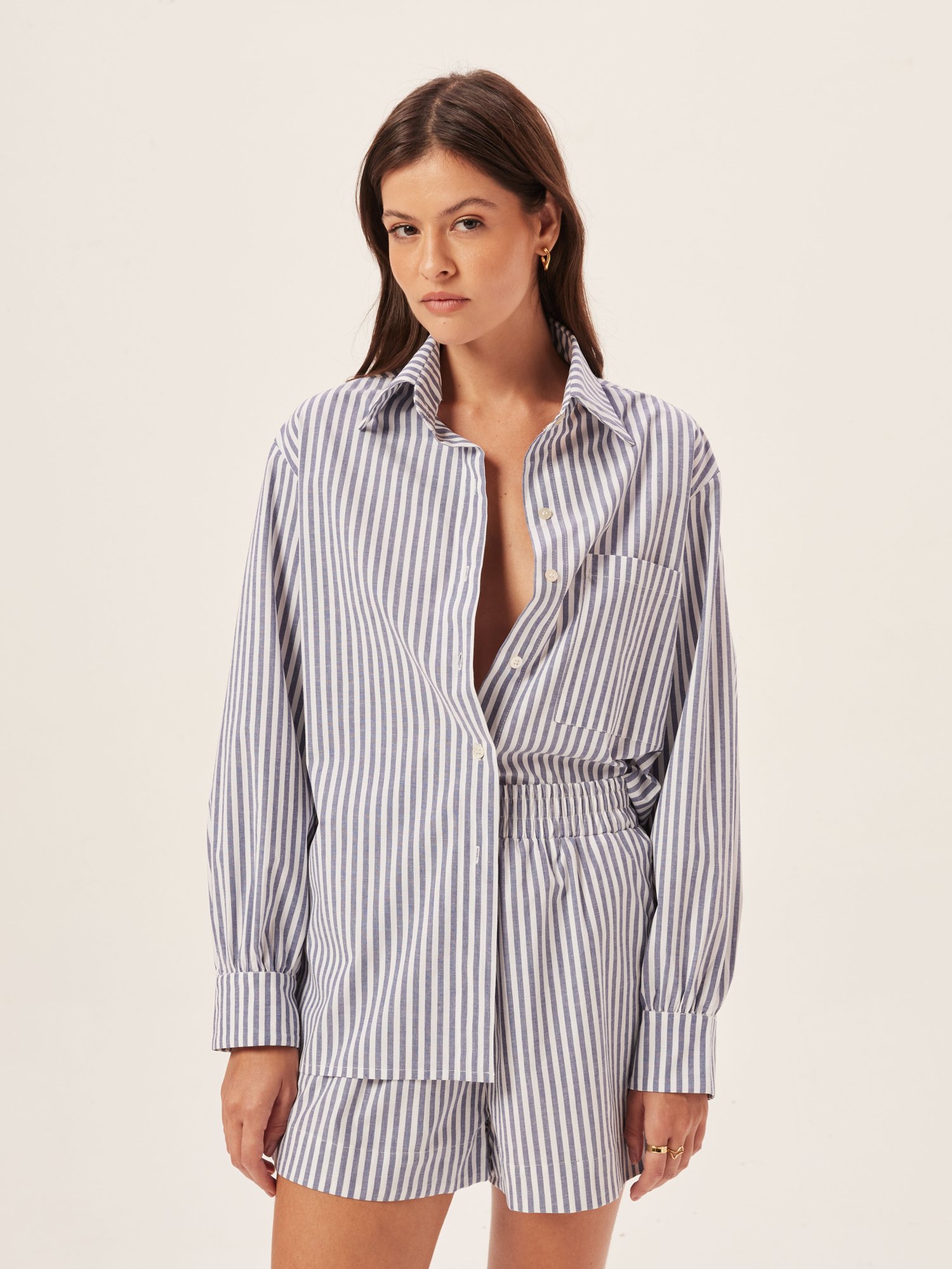 Calça Tricoline Marinho | PANÔ | Resortwear Carioca