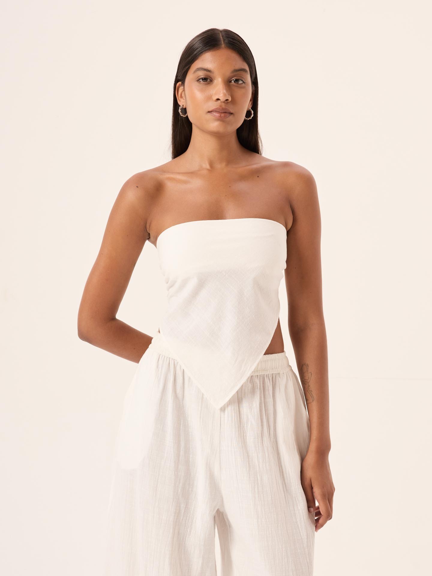 Lenço Isla Ipa Branco | PANÔ | Resortwear Carioca