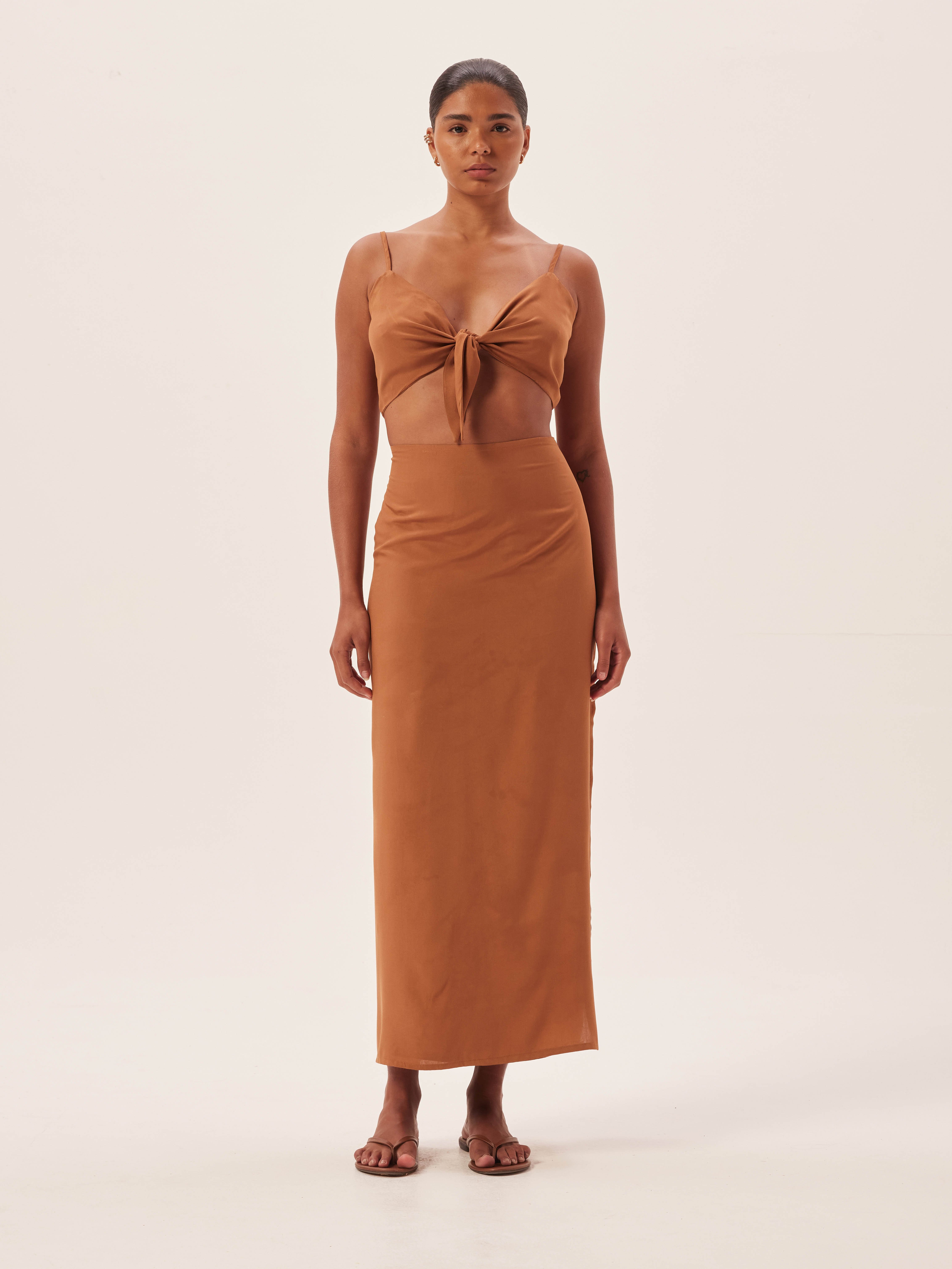 Pareô Amêndoa | PANÔ | Resortwear Carioca