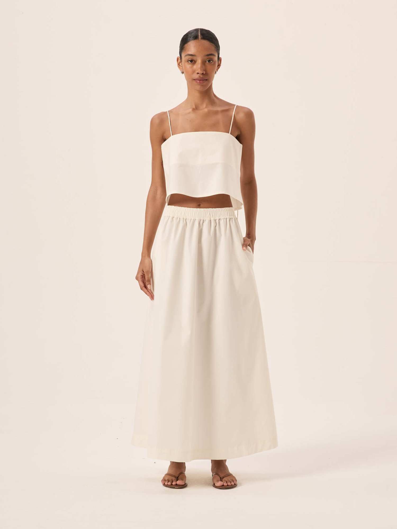 Saia Ava Paper Off White | PANÔ | Resortwear Carioca