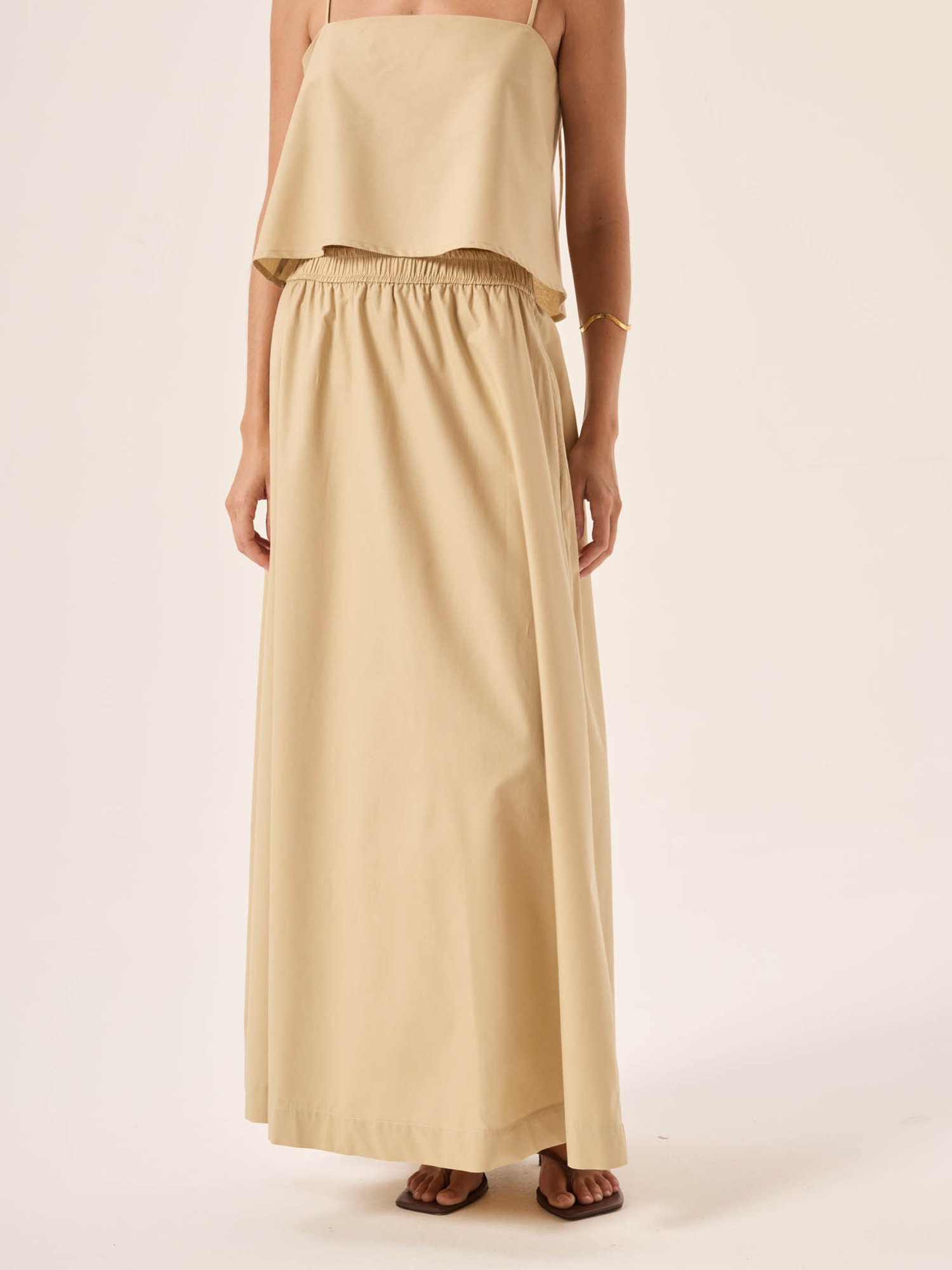 Camisa Ampla Tricoline Listras Brûlée | PANÔ | Resortwear Carioca