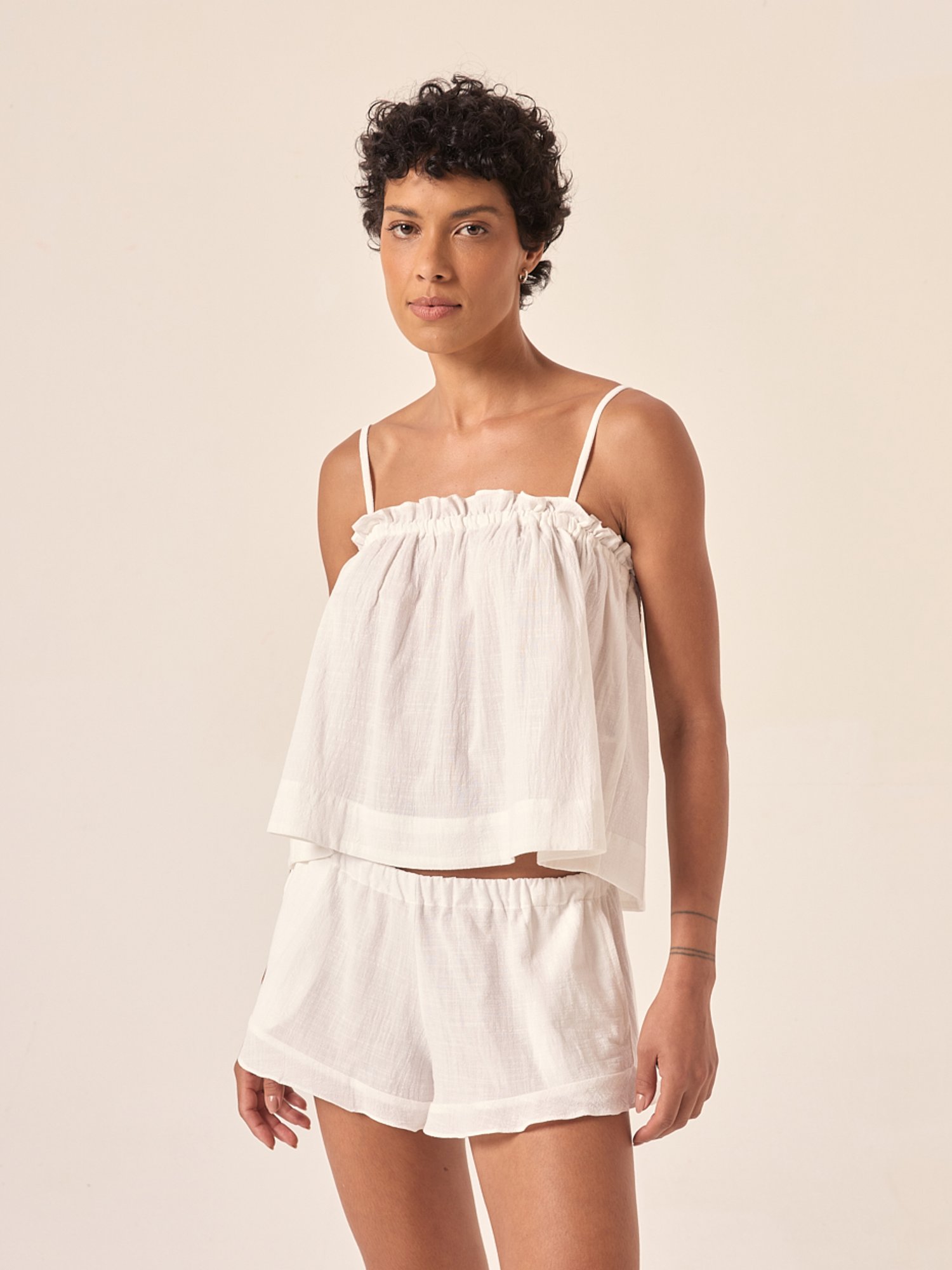 Short Ipa Branco | PANÔ | Resortwear Carioca