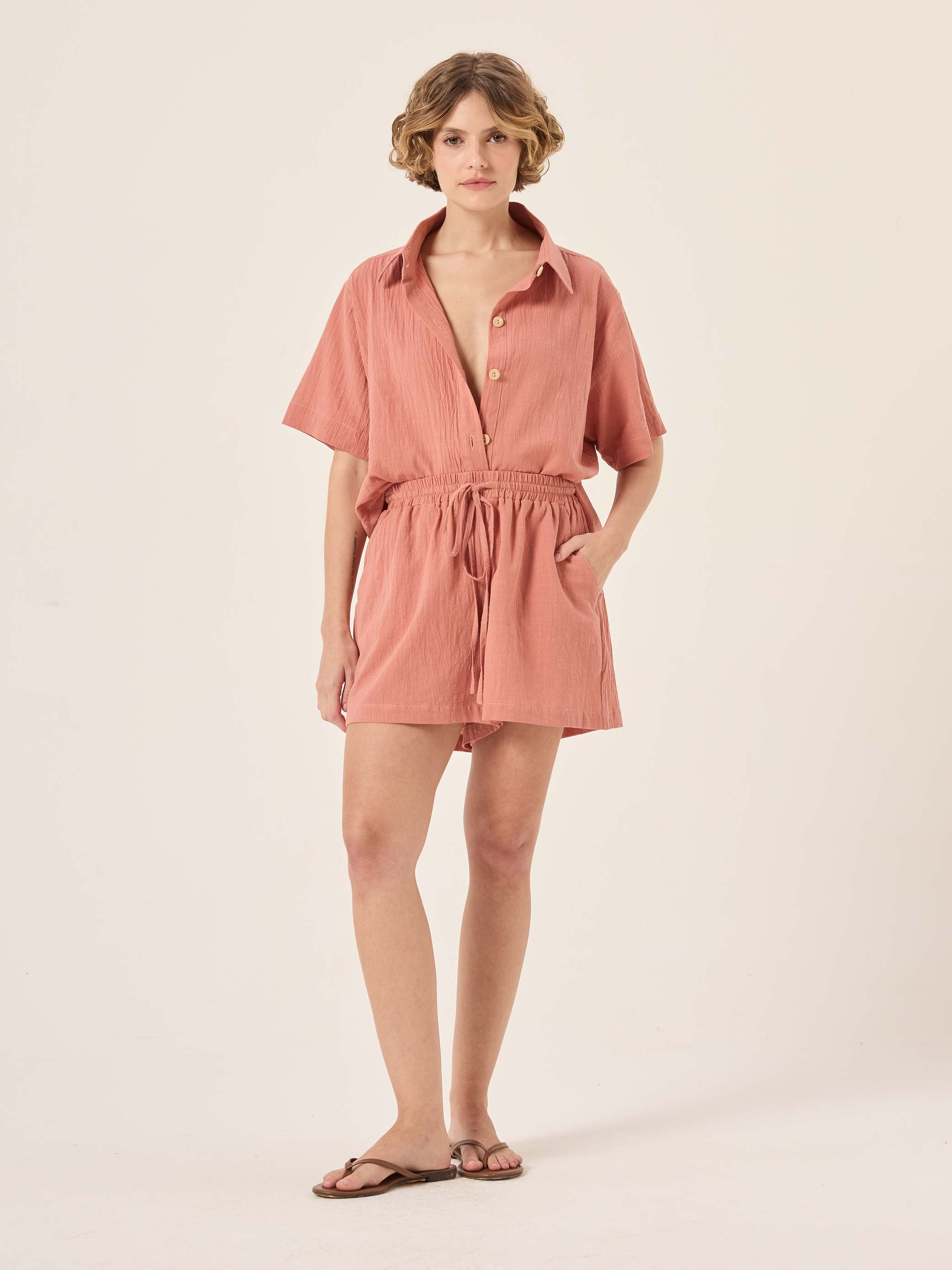 Short Ipa Apricot | PANÔ | Resortwear Carioca