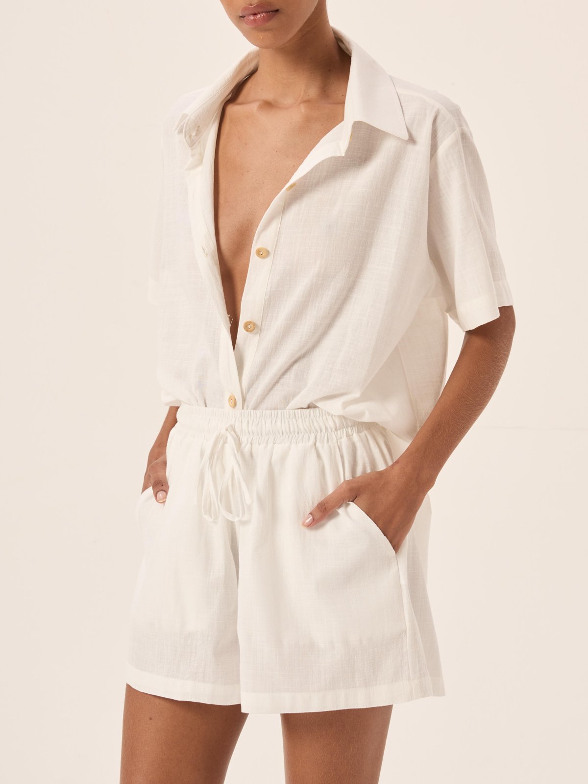 Short Ipa Branco | PANÔ | Resortwear Carioca