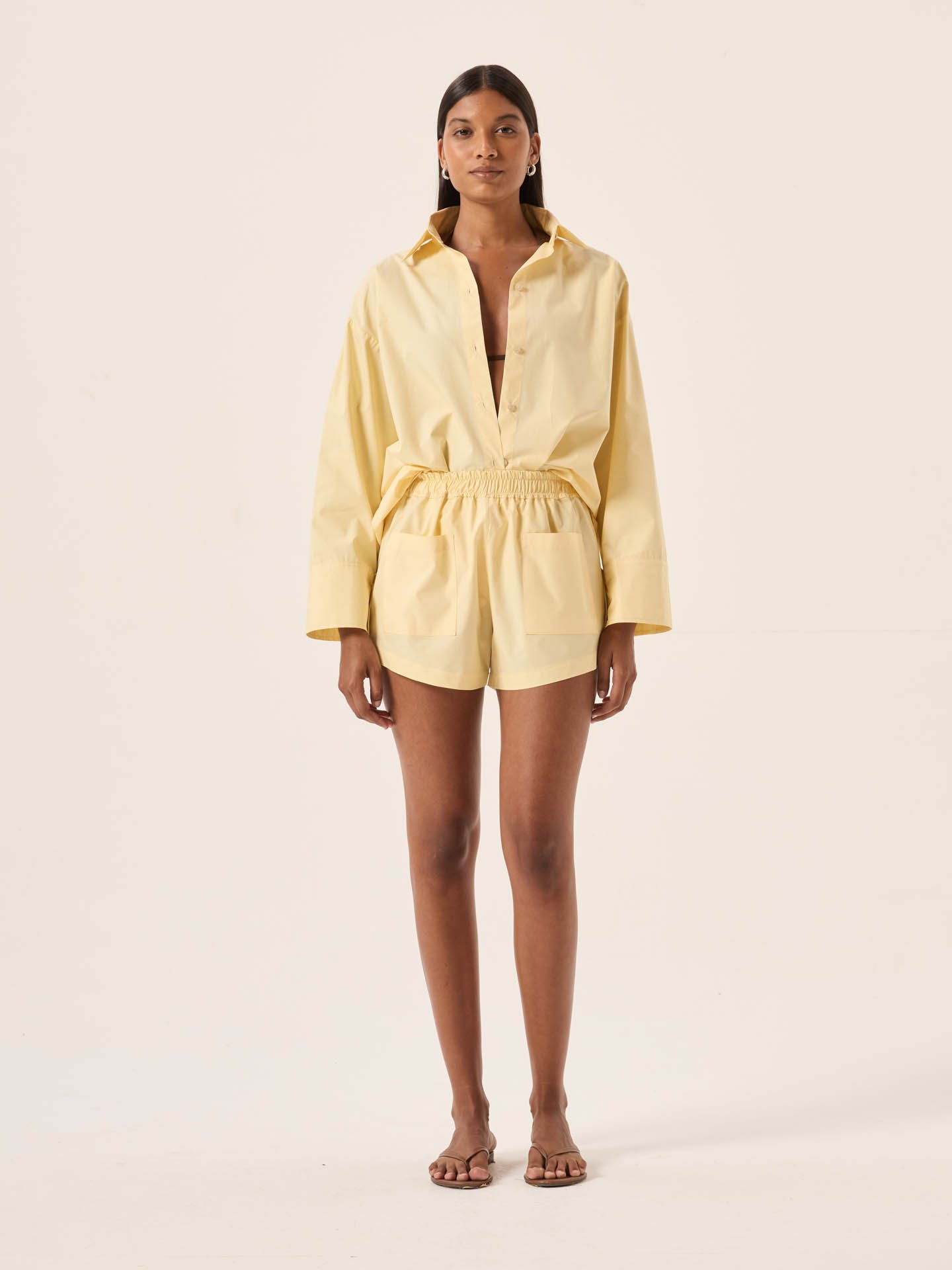 Short Sara Paper Butter | PANÔ | Resortwear Carioca