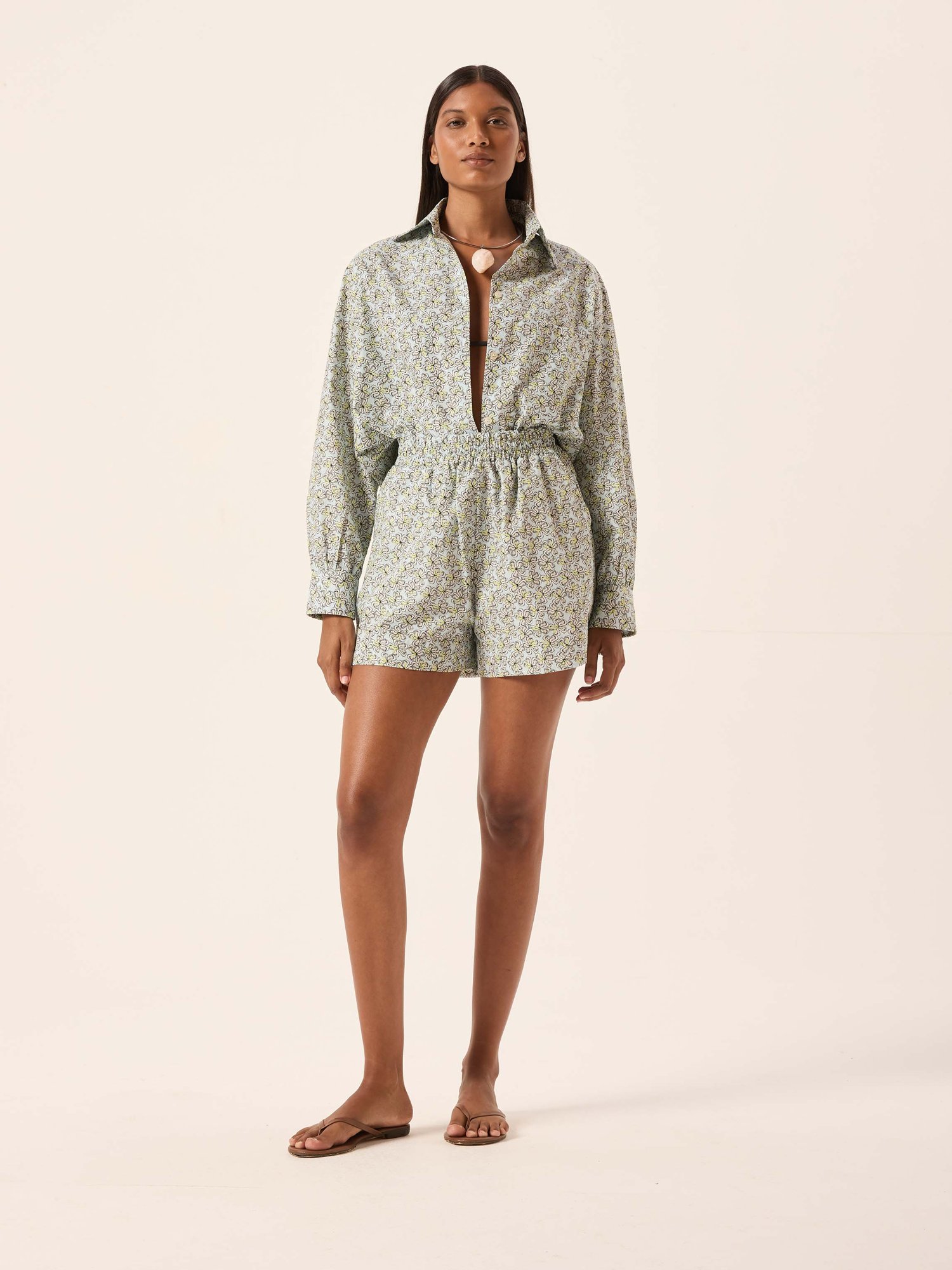Short Tricoline Marinho | PANÔ | Resortwear Carioca