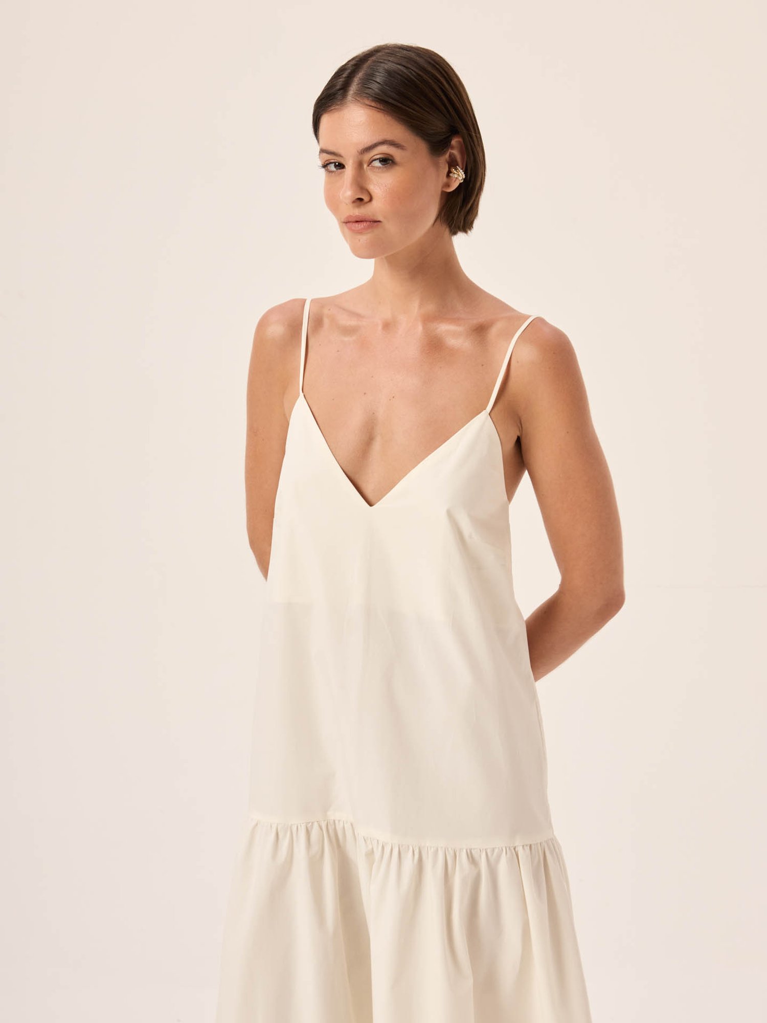 Calça Inês Paper Off White | PANÔ | Resortwear Carioca