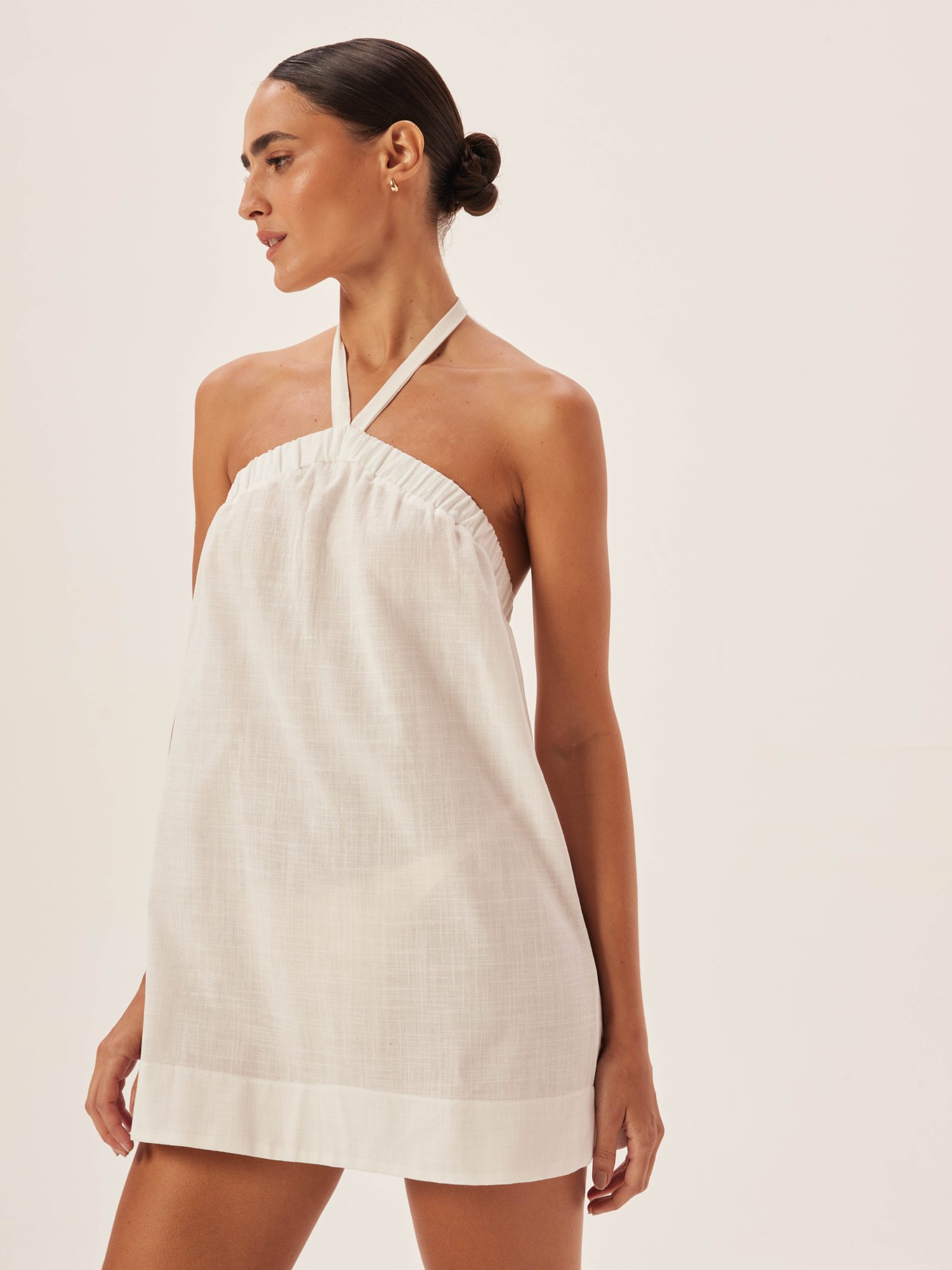 Vestido Mini Ipa Branco | PANÔ | Resortwear Carioca