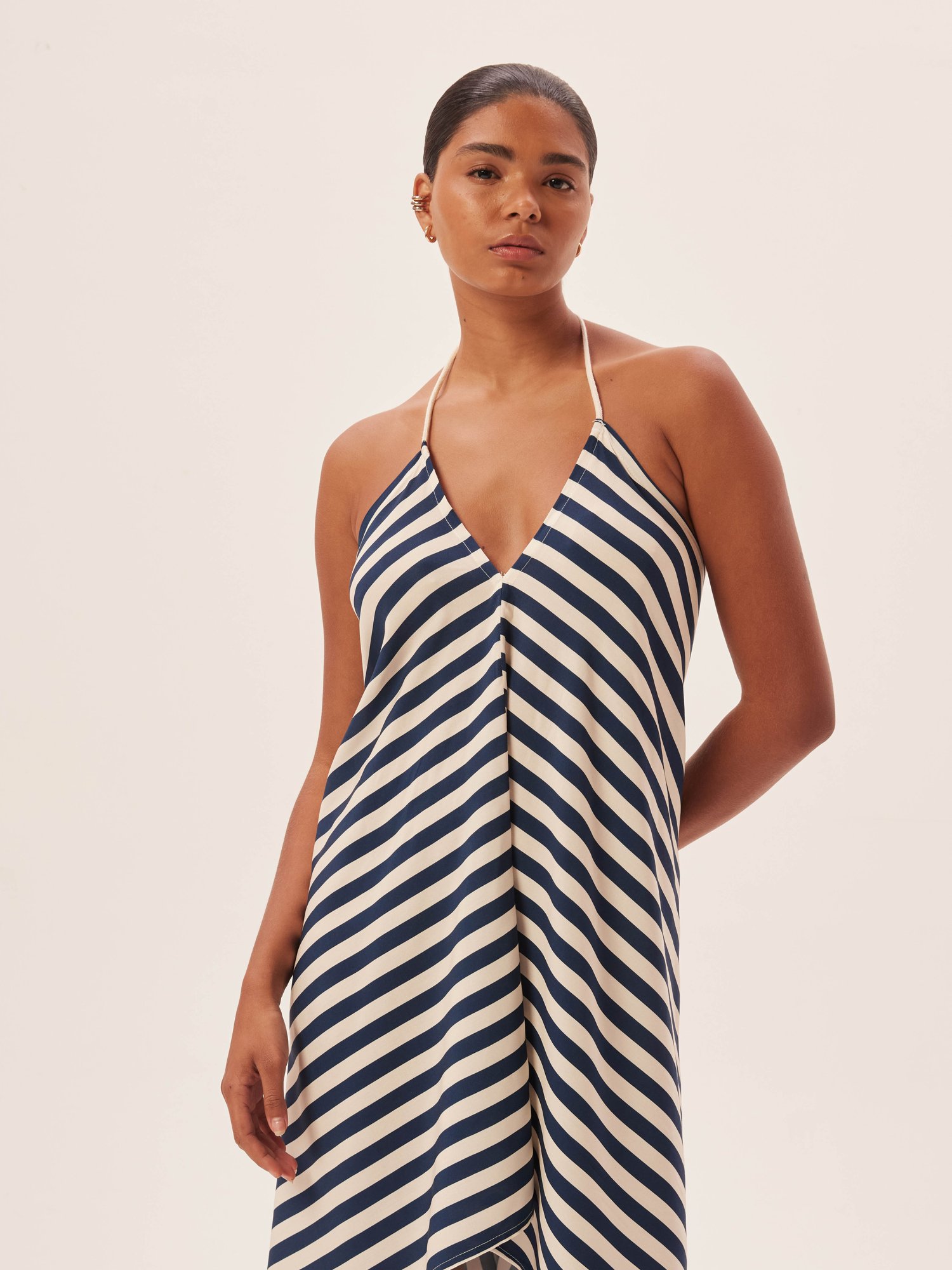 Vestido Pontas Dia Raia Marinho | PANÔ | Resortwear Carioca