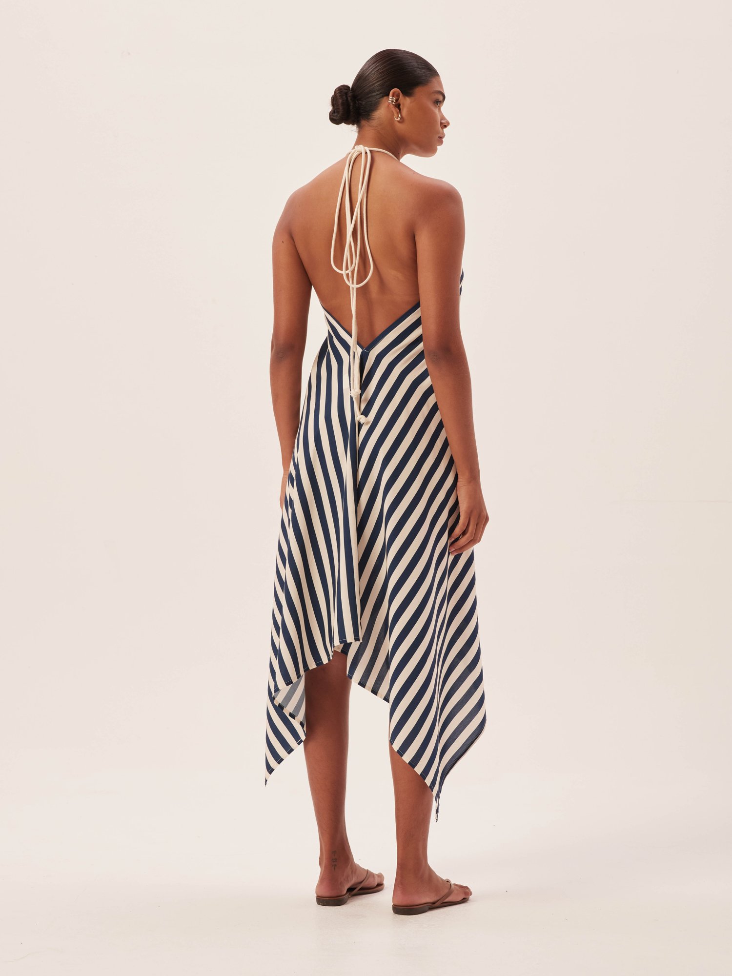 Vestido Pontas Dia Raia Marinho | PANÔ | Resortwear Carioca