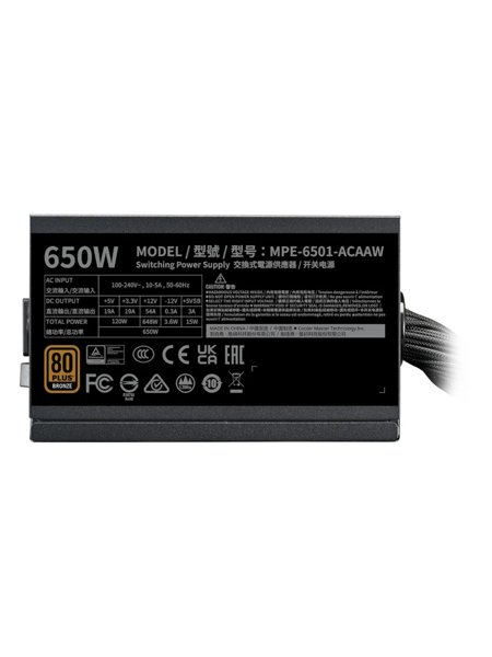 Fonte Cooler Master Atx 650w Mwe Gold V3 80 Plus Gold | Knaytec Tecnologia