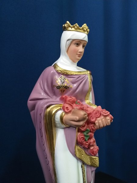 Santa Isabel Rainha de Portugal 30cm | Loja Artesanato Costa