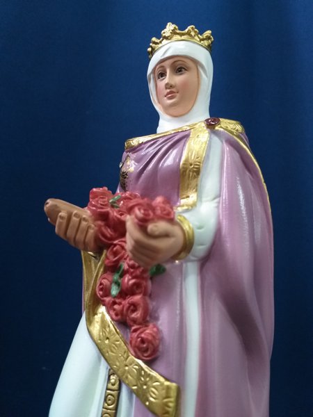 Santa Isabel Rainha de Portugal 30cm | Loja Artesanato Costa