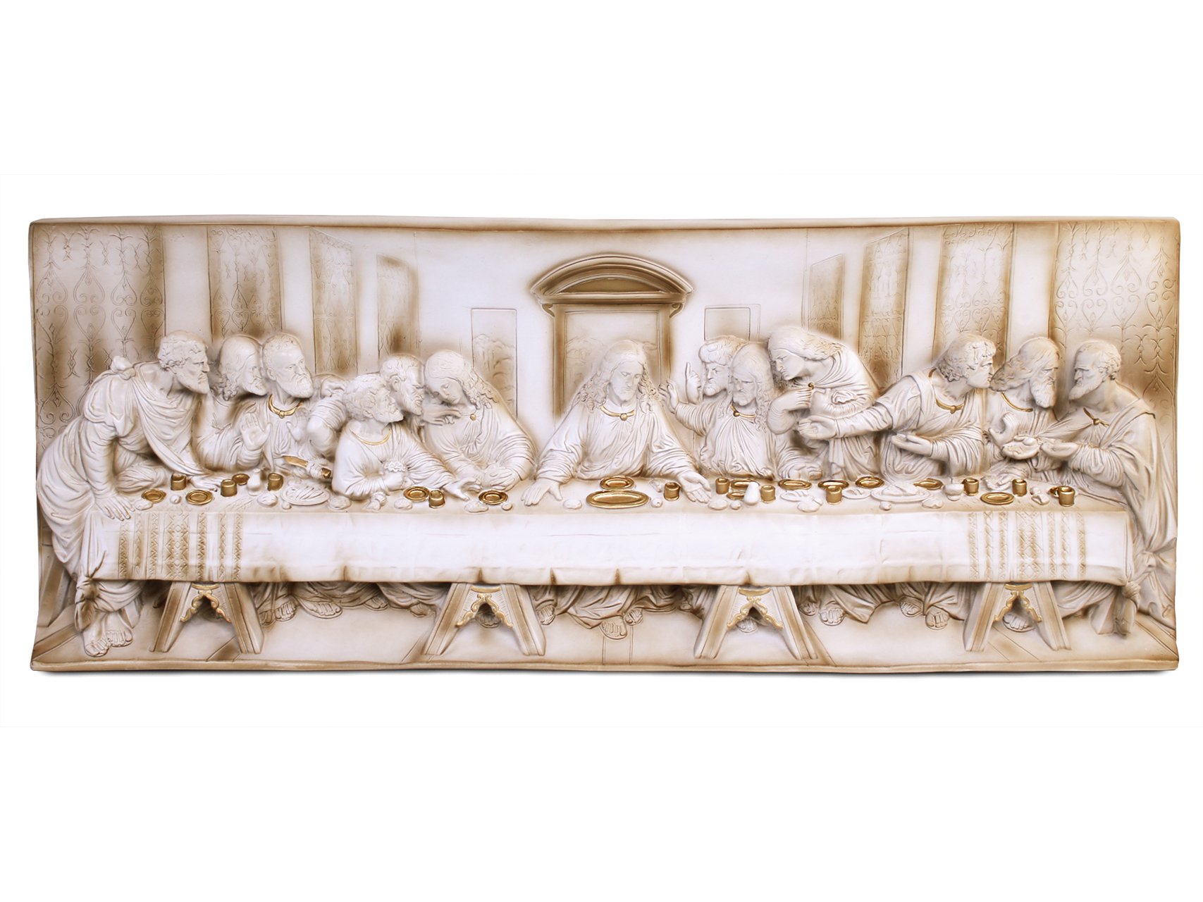 Santa Ceia Quadro 31 cm x 80 cm | Loja Artesanato Costa