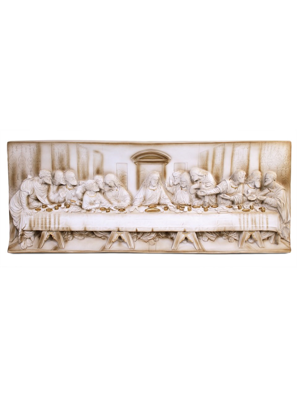 Santa Ceia Quadro 31 cm x 80 cm | Loja Artesanato Costa