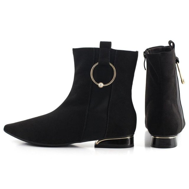 Bota Piccadilly 278005 Ankle Boot Preto Feminino | Passo a Passo Calçados