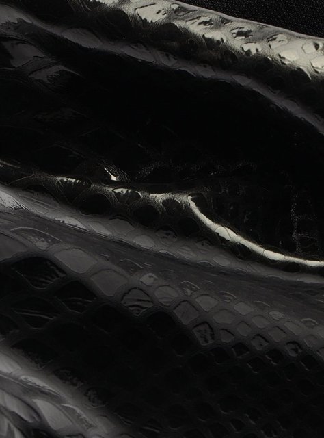 Bota Arezzo Snake Salto Alto Fino Preto Feminino | Passo a Passo Calçados