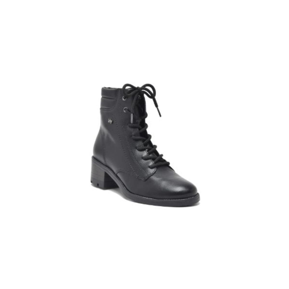 Bota Via Marte 002-001-01 Preto Feminino | Passo a Passo Calçados